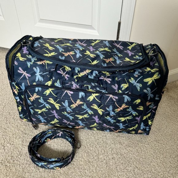 lug | Bags | Nwot Lug Trolley Duffel Dragonfly Multi | Poshmark
